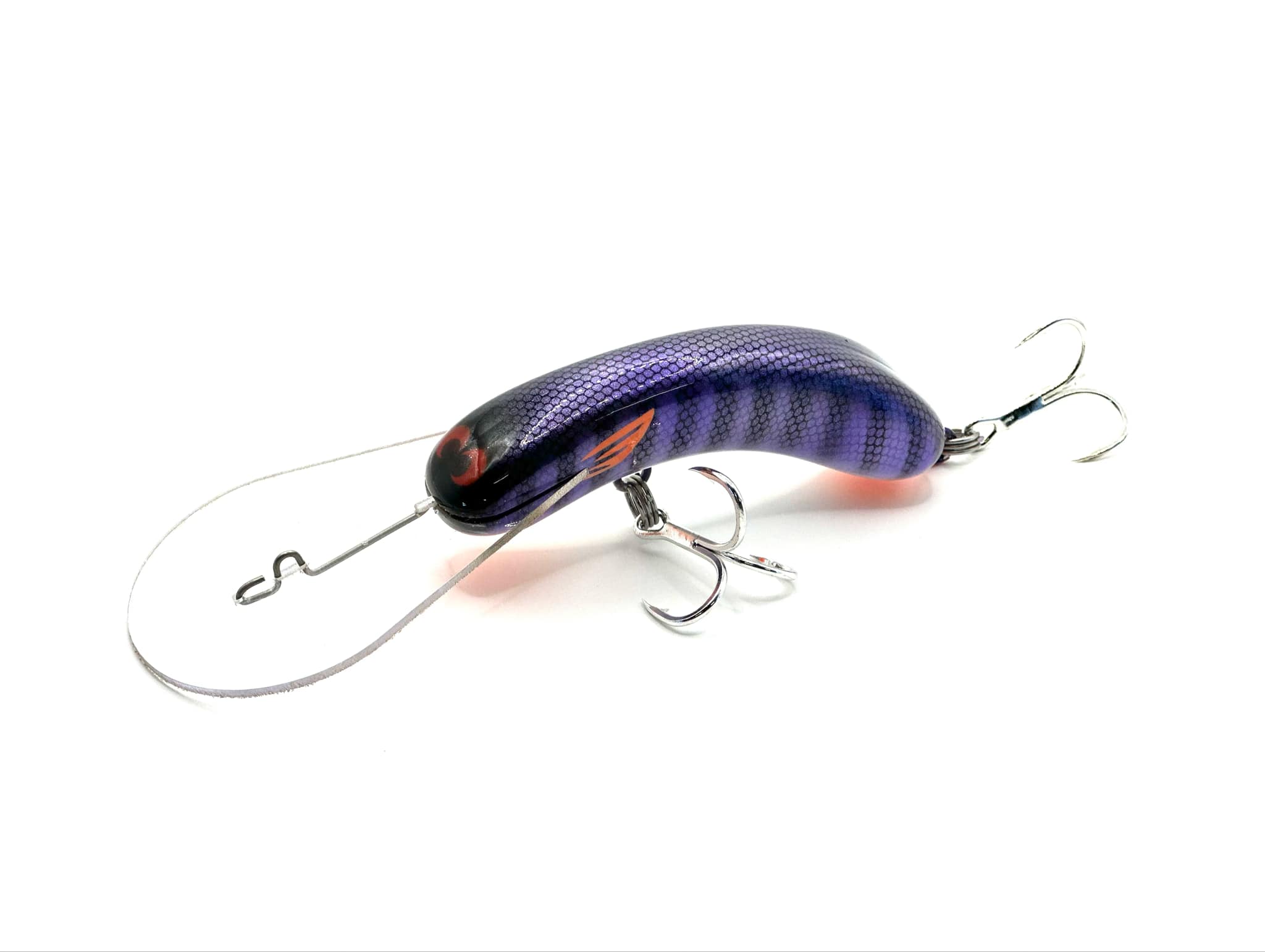 110mm Purple Striped Tiger | Coddog Lures
