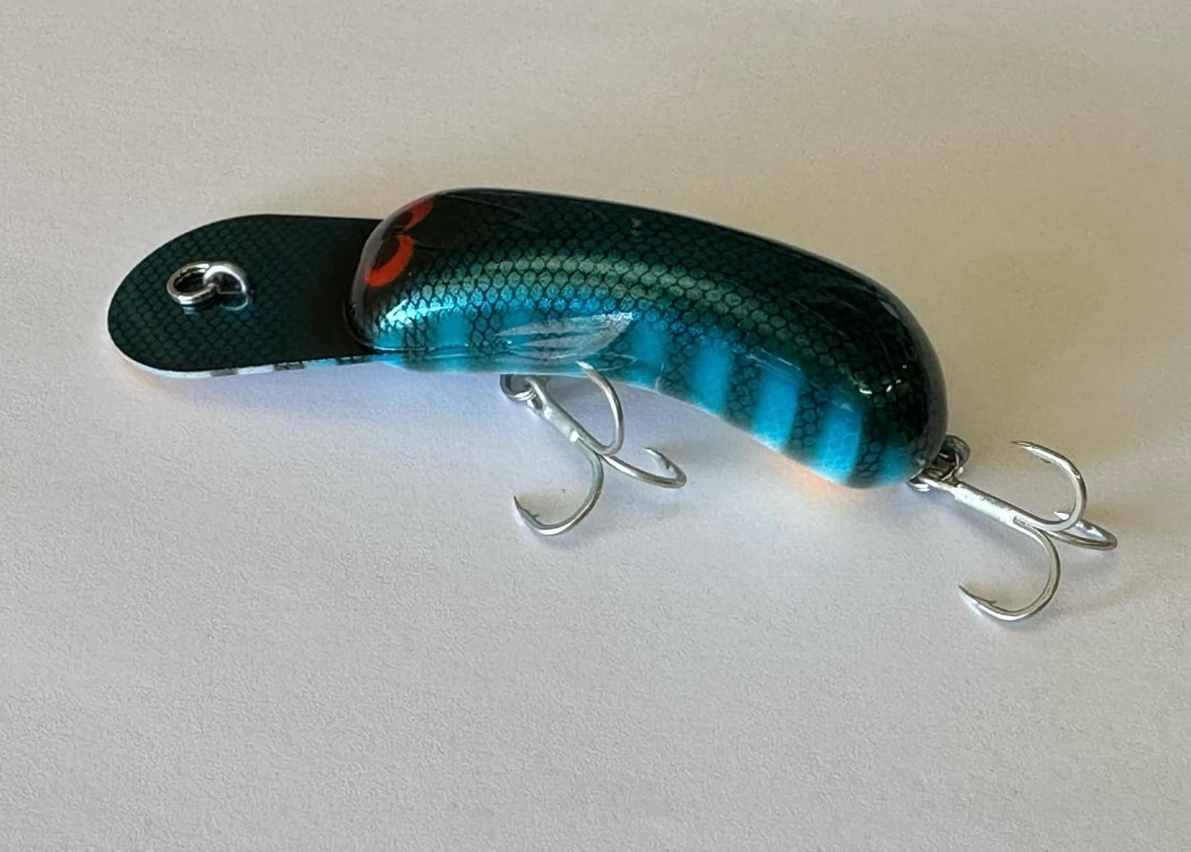 80mm Blue Striped Tiger | Coddog Lures